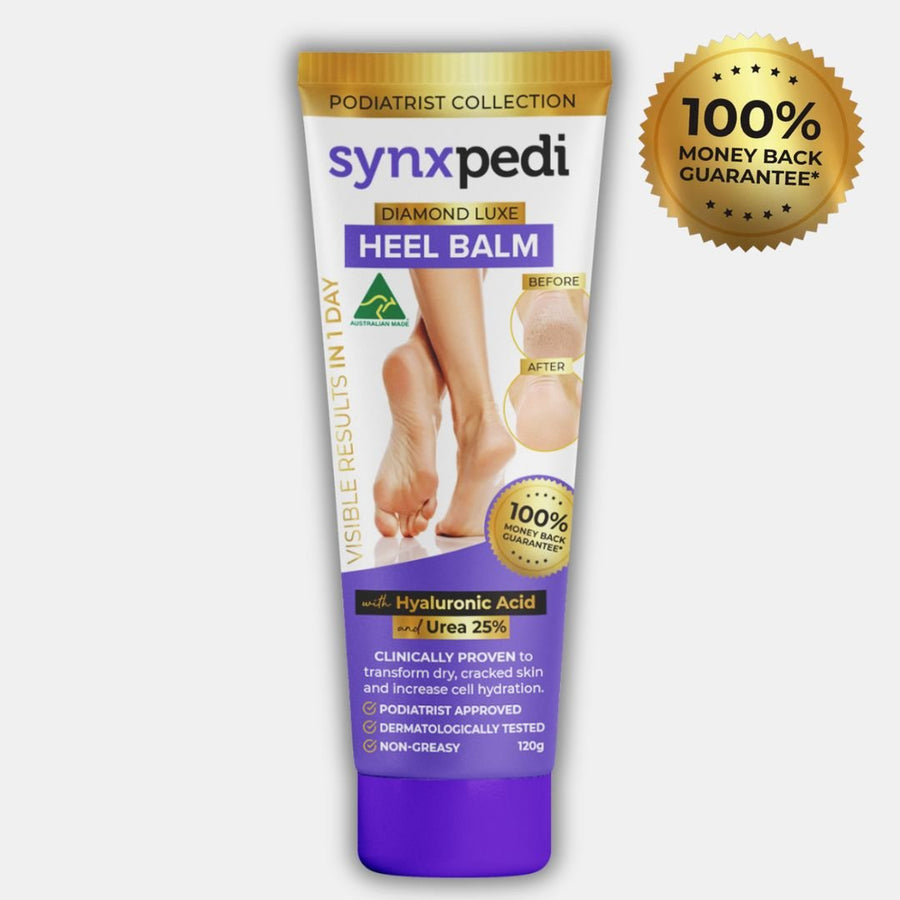 Synxpedi Diamond Luxe Heel Balm for Dry & Cracked Heels - SynxBody