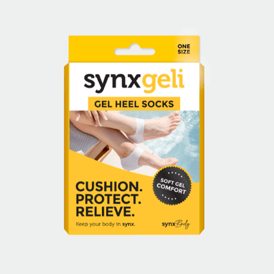 Gel Heel Socks: Cushioning and Protection for Cracked Heels - SynxBody