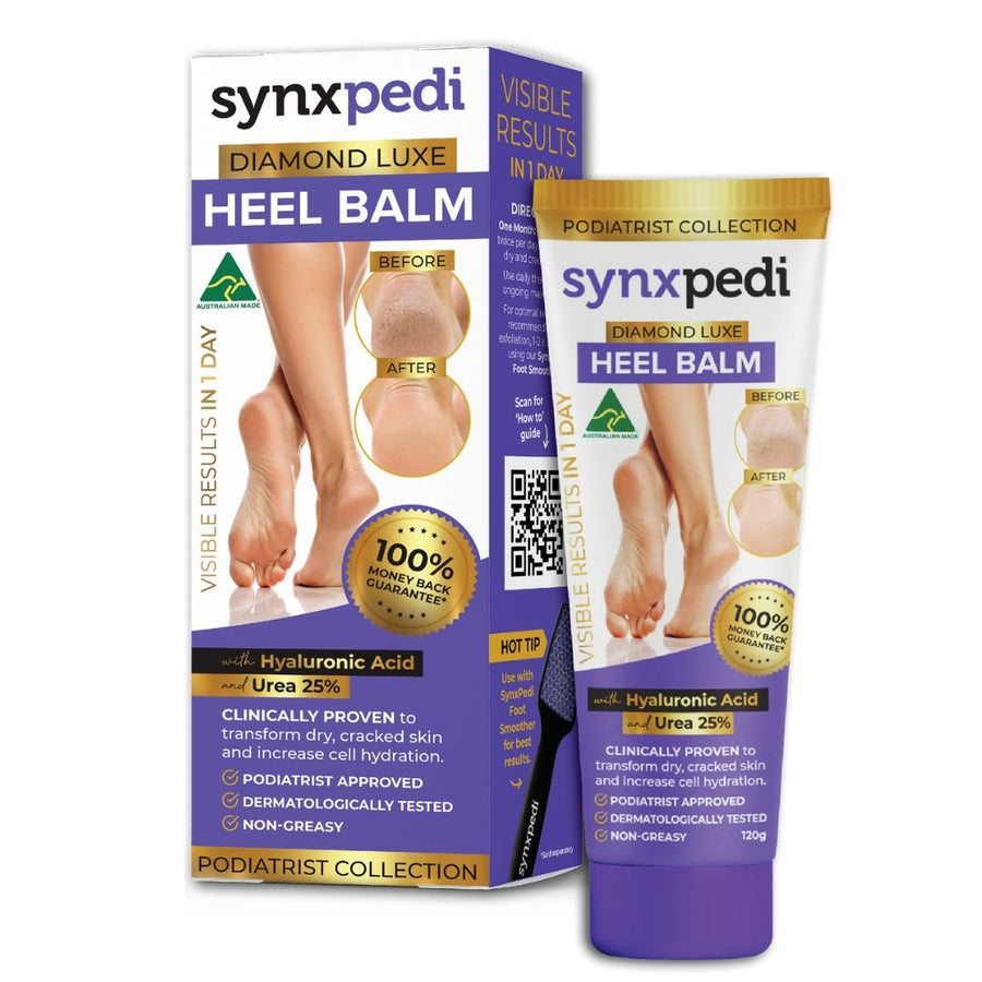 Synxpedi Diamond Luxe Heel Balm for Dry & Cracked Heels - SynxBody